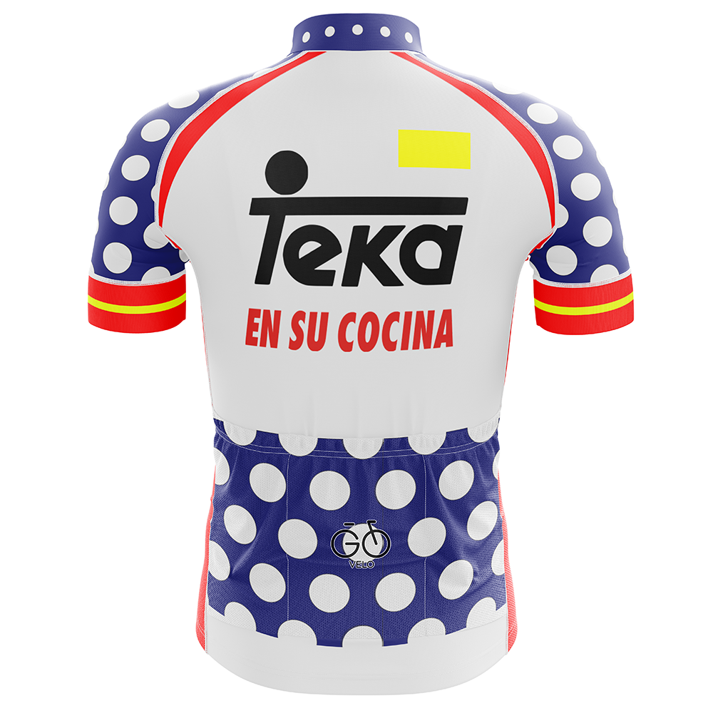 Teka Spanish Team Retro Cycling Jersey Short Sleeve – GoVelo Clothing UK